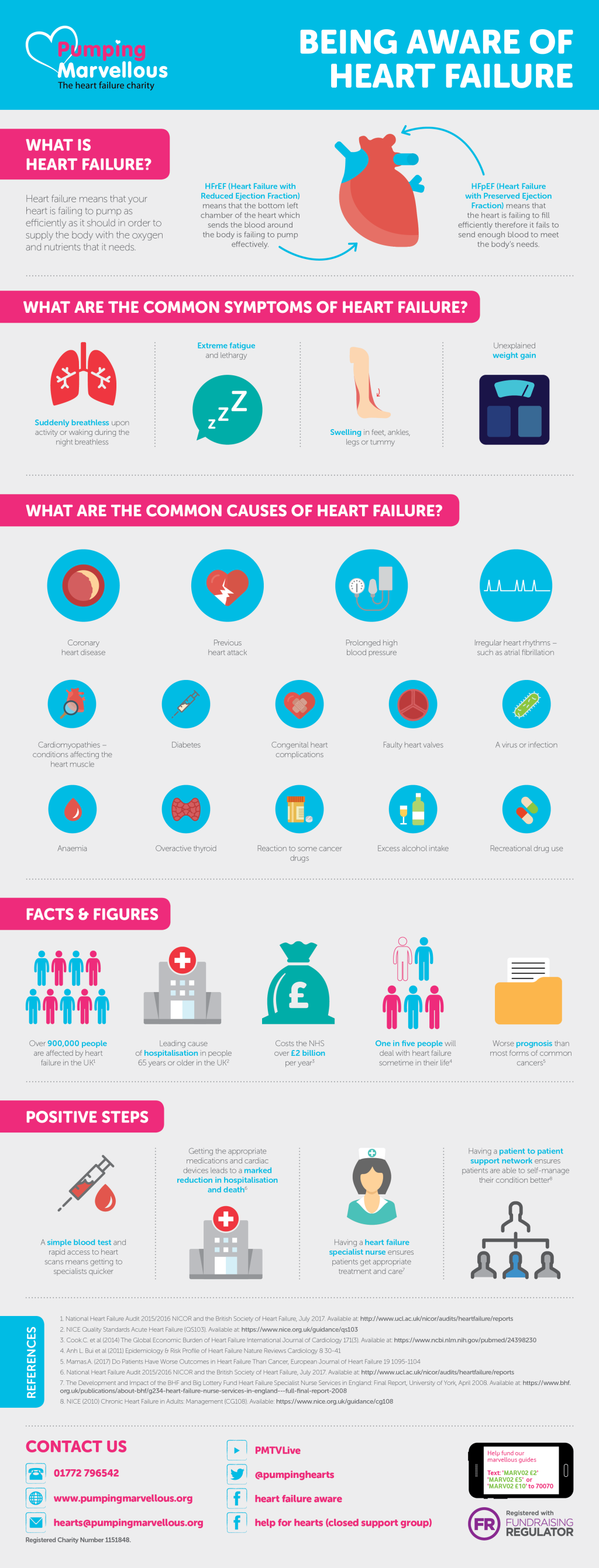Heart Failure Infographic makes understanding heart failure clearer